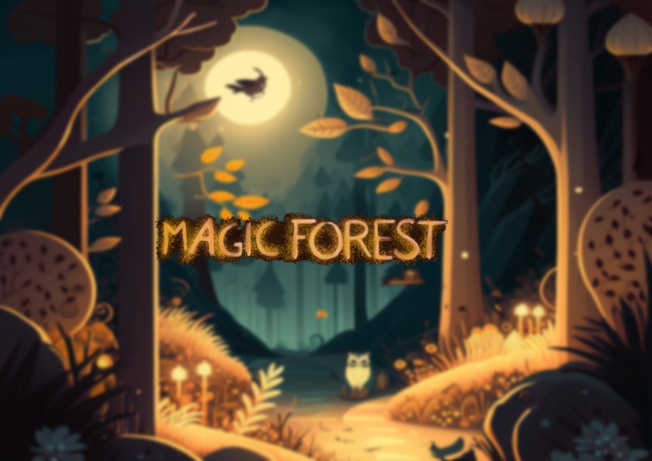 Magic Forest by Viorica Sculea