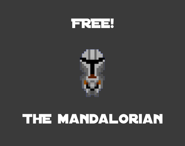 Free Star Wars: The Mandalorian Top Down Pixel Art Sprite by Aaronscales