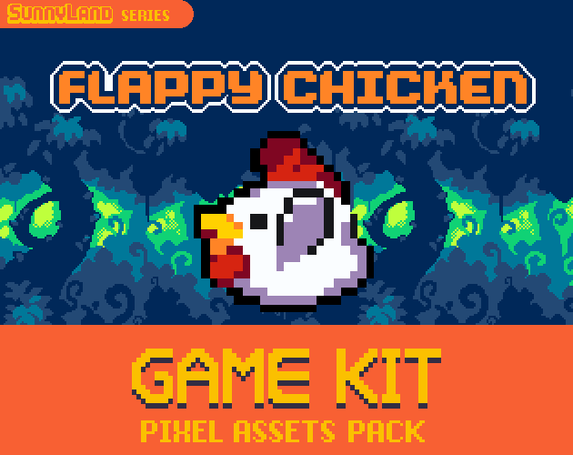 Flappy Chicken by ansimuz