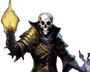 Skeleton pixel art pack - FREE sample by FantasyLandscapes