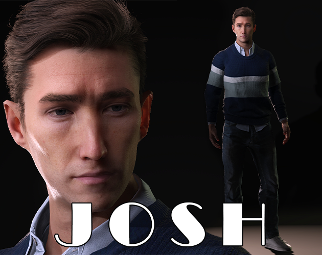 Josh - The Fully Rigged 3D PBR Character by oudarya