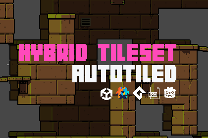 Hybrid Tileset - Brickwall & WoodenBridge by Pixel Cereal