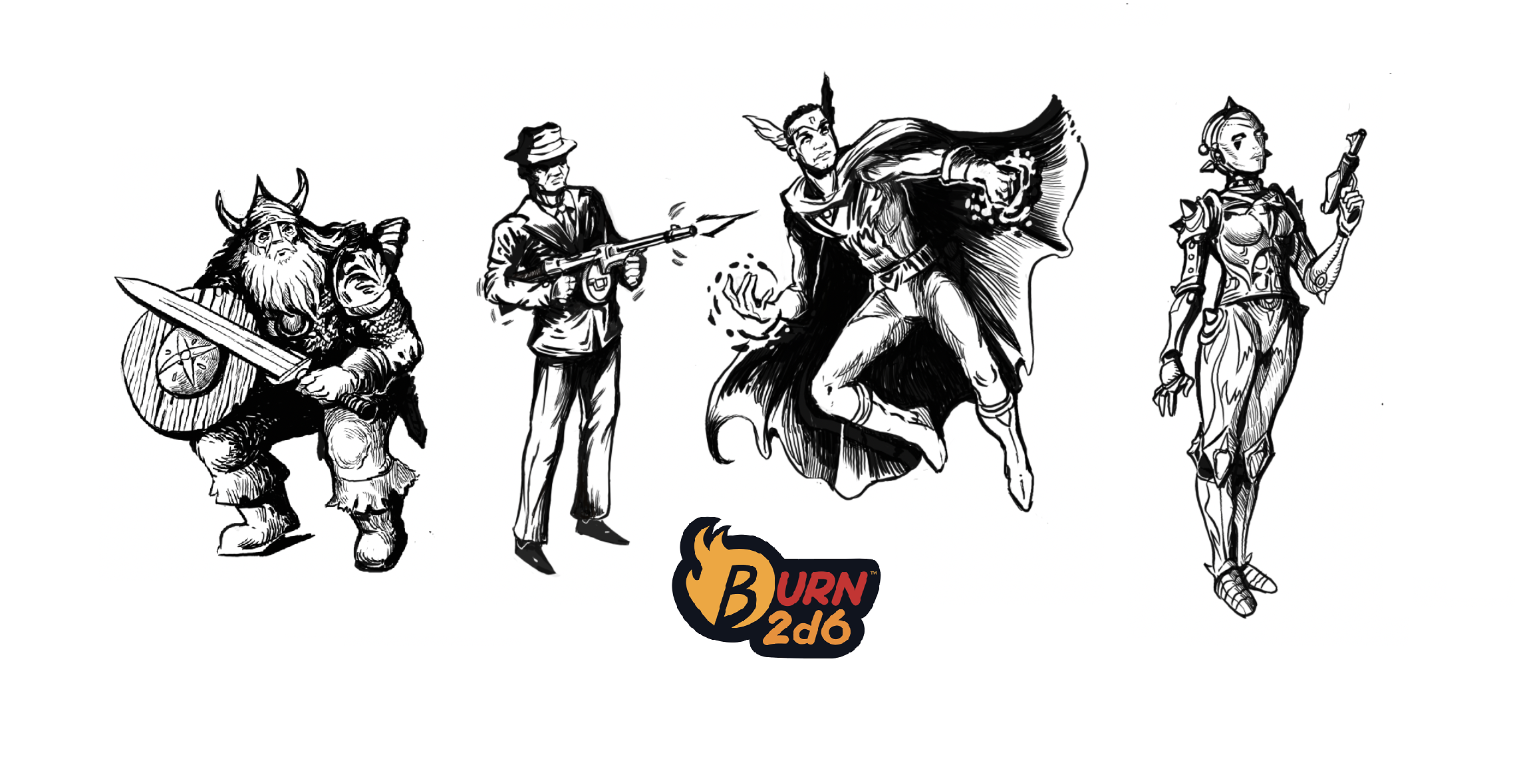 BURN 2d6 Core Rulebook on KS - itch.io