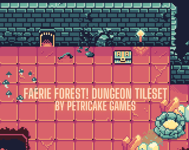 Faerie Forest! Dungeon Tileset by PetricakeGames