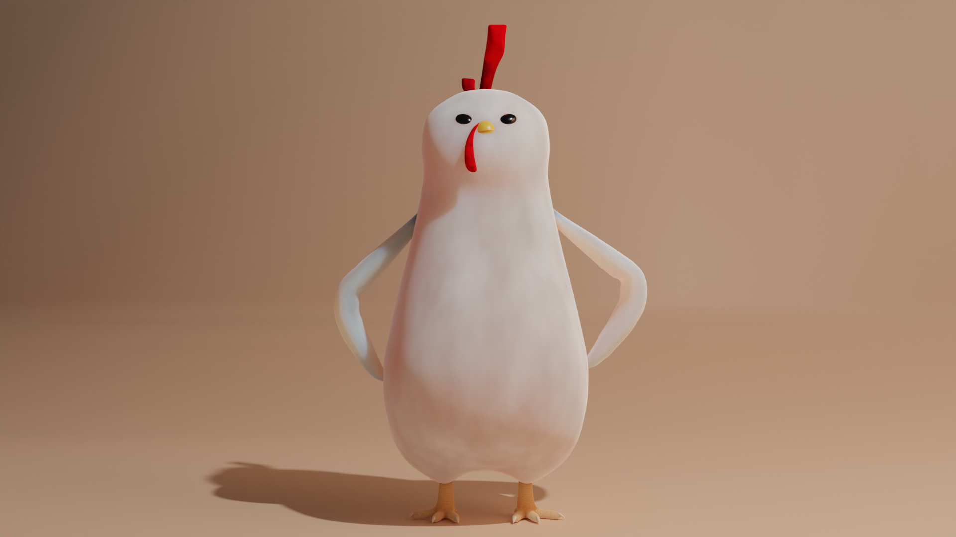Cluck (Rigged and Game-Ready 3D model) by aningr