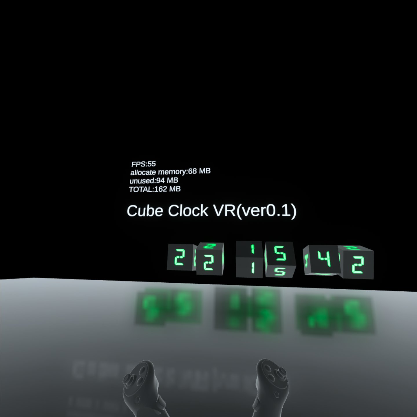 Cube Clock VR by komatter