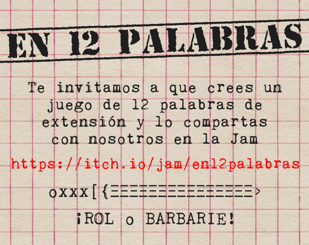En 12 palabras - itch.io