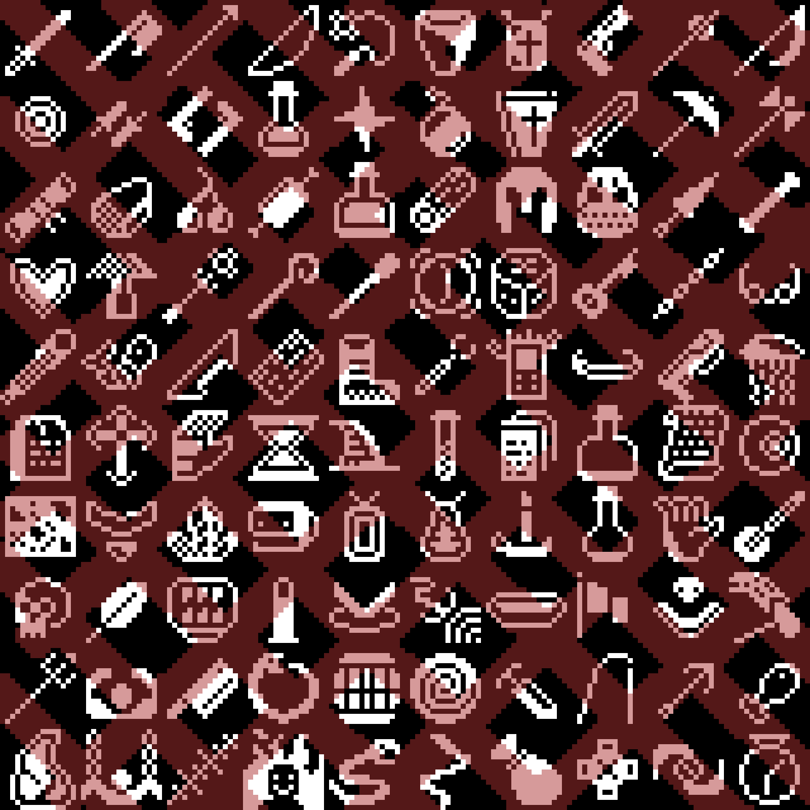 icon pack 1-bit by spacenekron