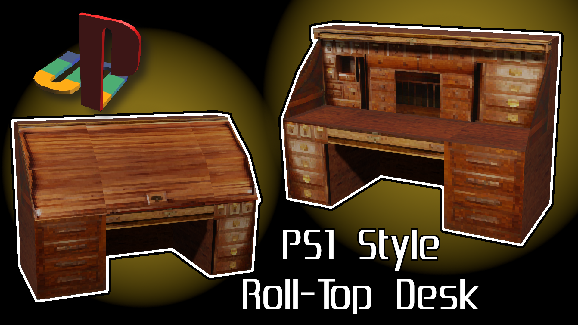 Comments - PS1-Style Antique Roll-Top Desk by PepperoniJabroni