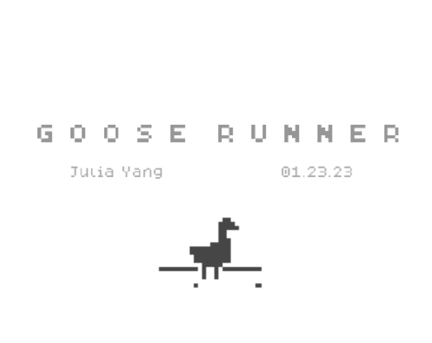 Goose Runner by JuJuicey