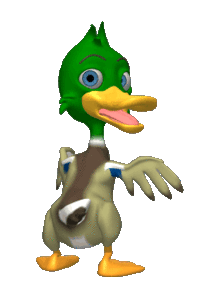funny duck desktop pet by Qdev
