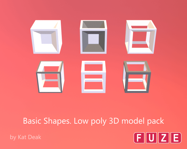 Basic 3D shapes by FUZE Technologies