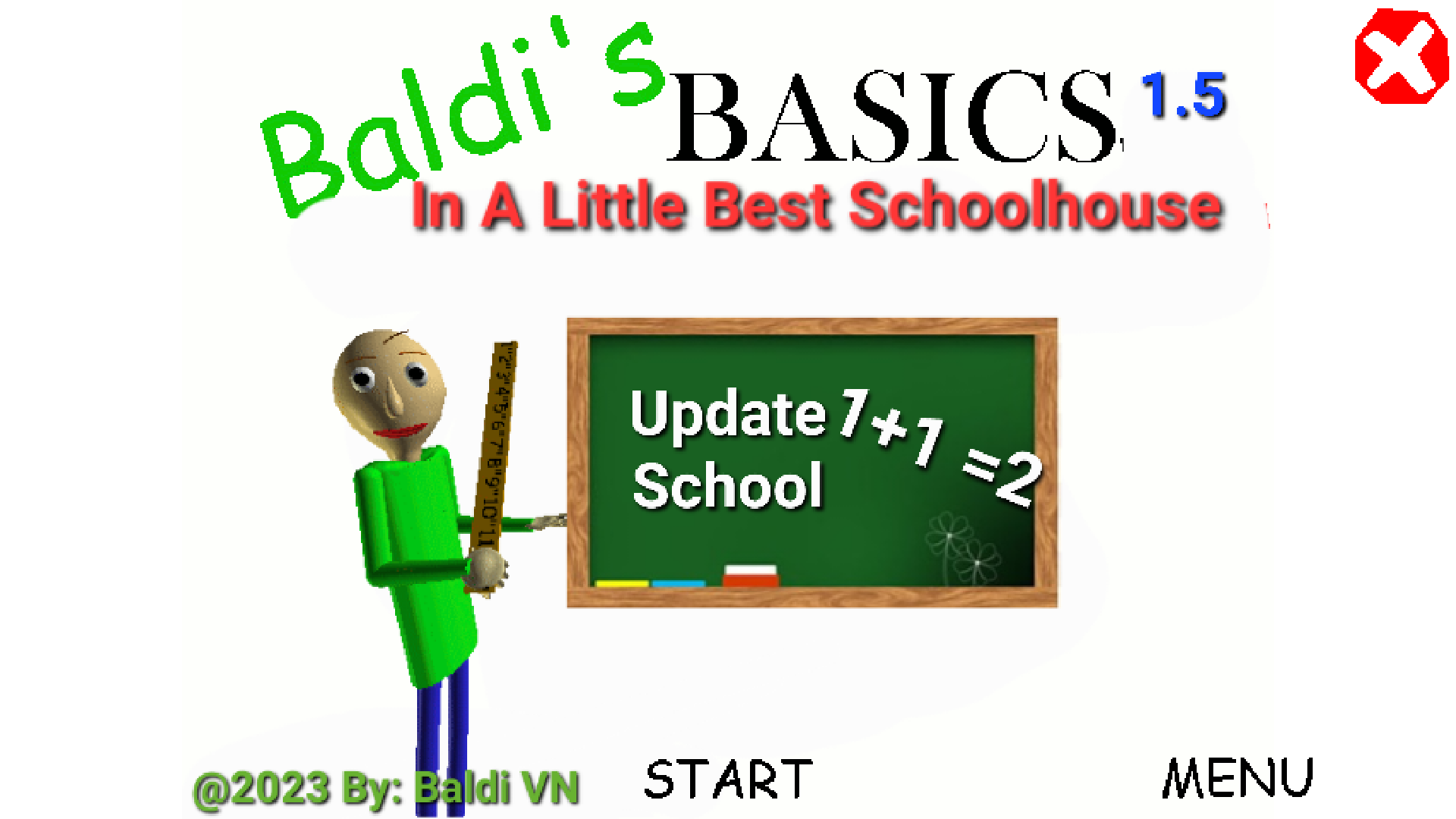 Baldi's Basics In A Litte Best Schoolhouse by Baldi's Basics Official VN