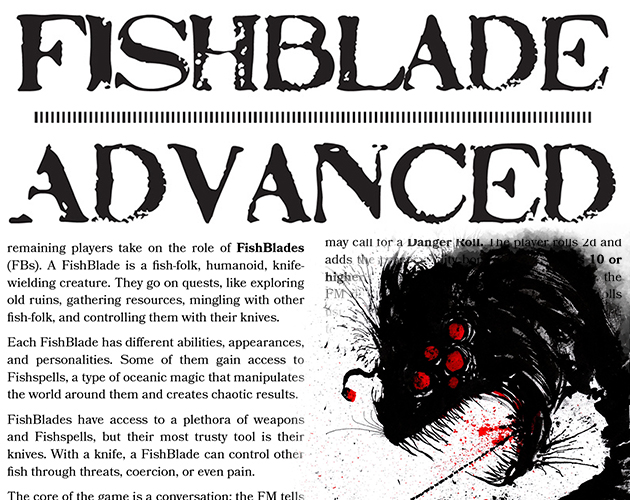 FishBlade Advanced by Elven Tower Adventures