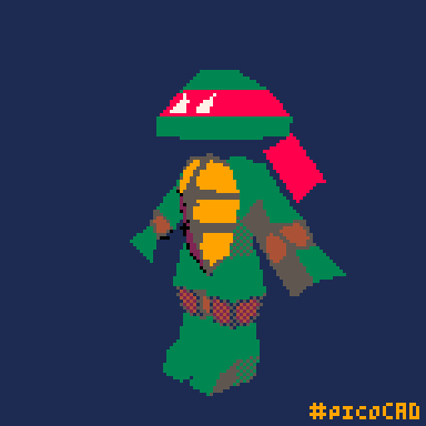 Low Poly Ninja Turtle by HiNicholas