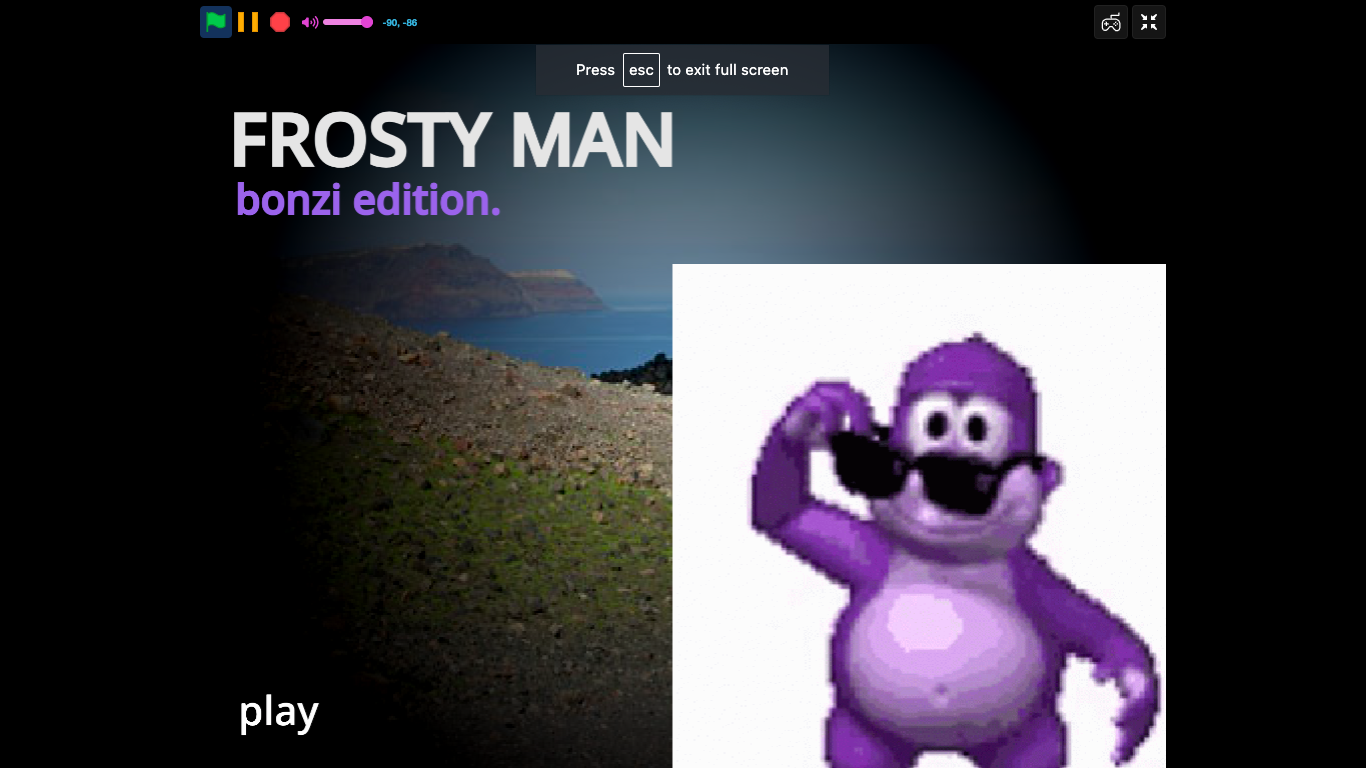 Frosty Man (Bonzi Edition) by DevBear