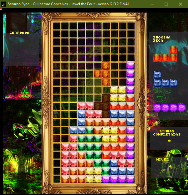 Jewel the four - Tetris game clone - Final by Saturno Sync game studio