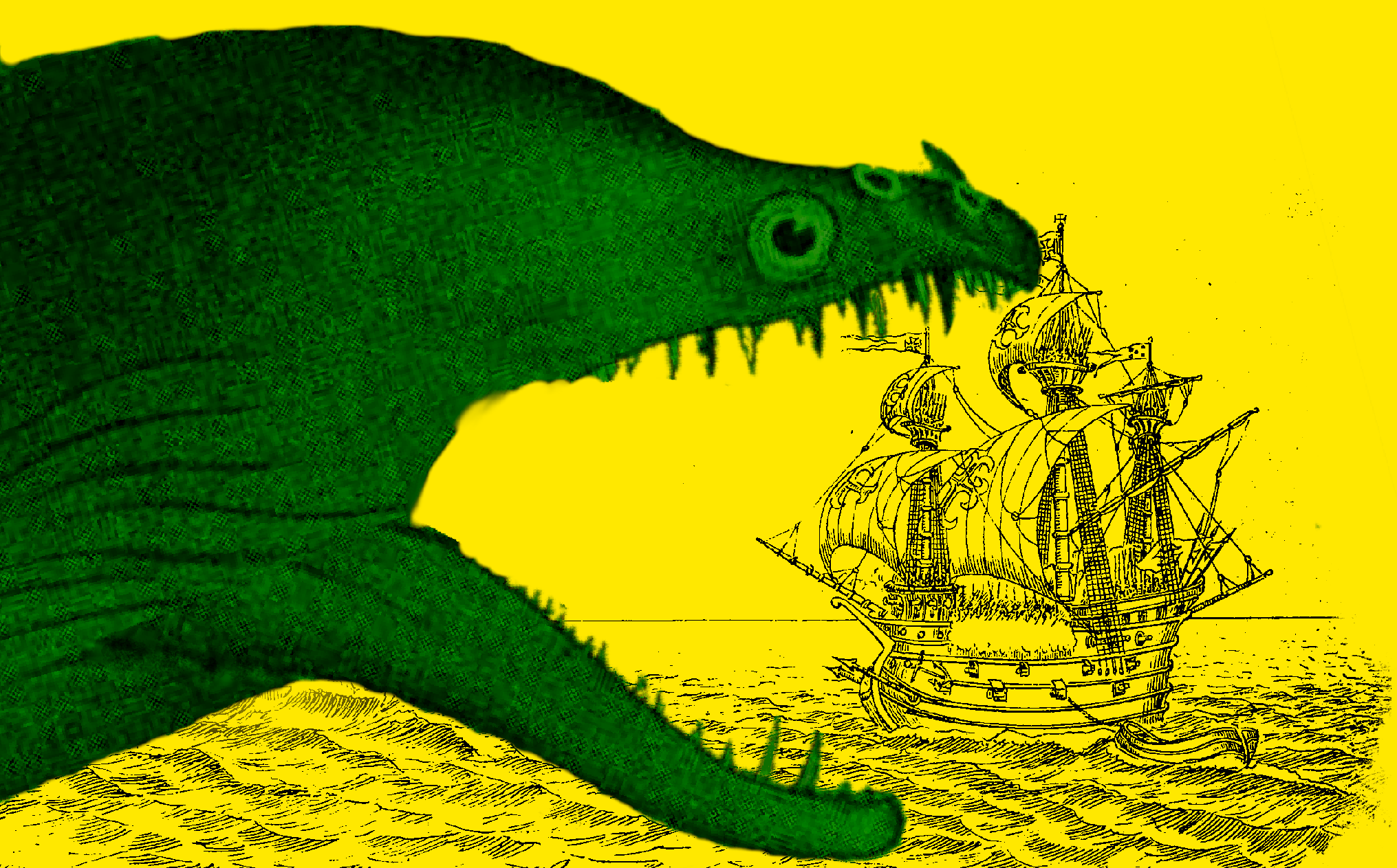 Thy ship was swallowed by a moray eel of considerable proportions by ...