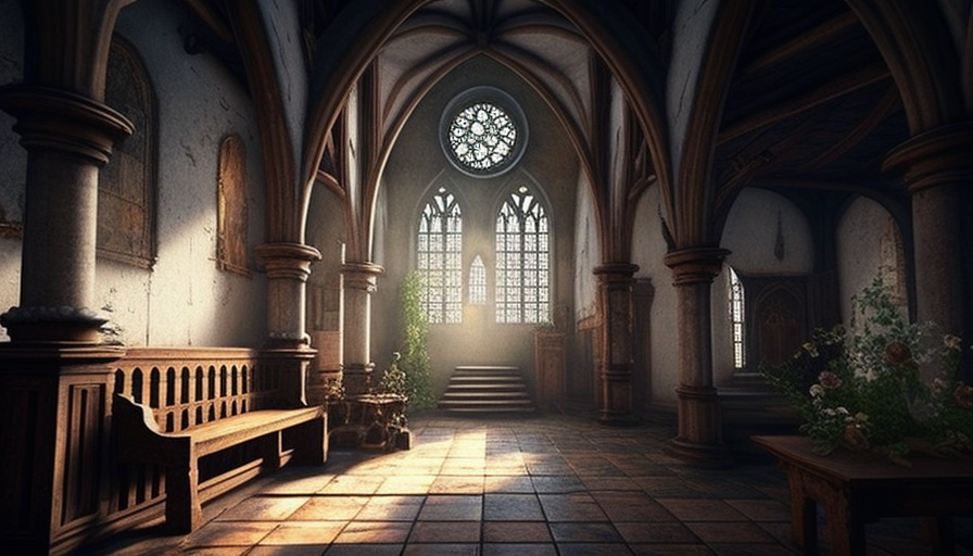 Backgrounds: Medieval Churches by GameAssetCollector