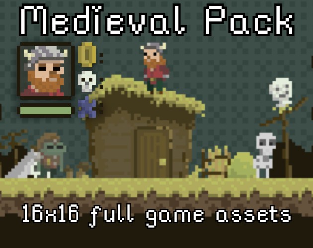Medieval 16x16 full game assets by GIANMANSUPER