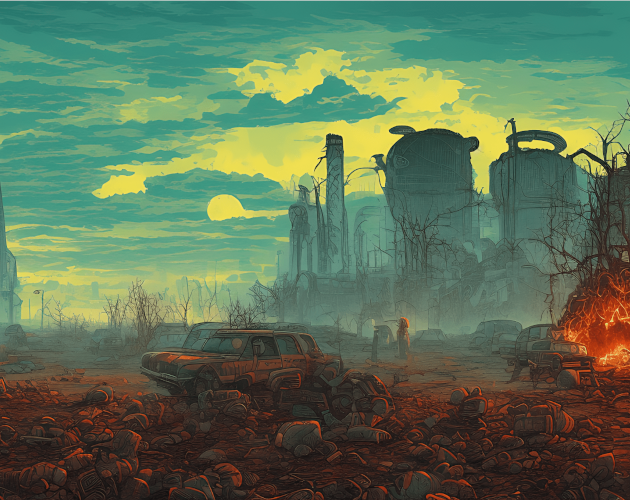 Post Apocalyptic Backgrounds Plus by guilemus