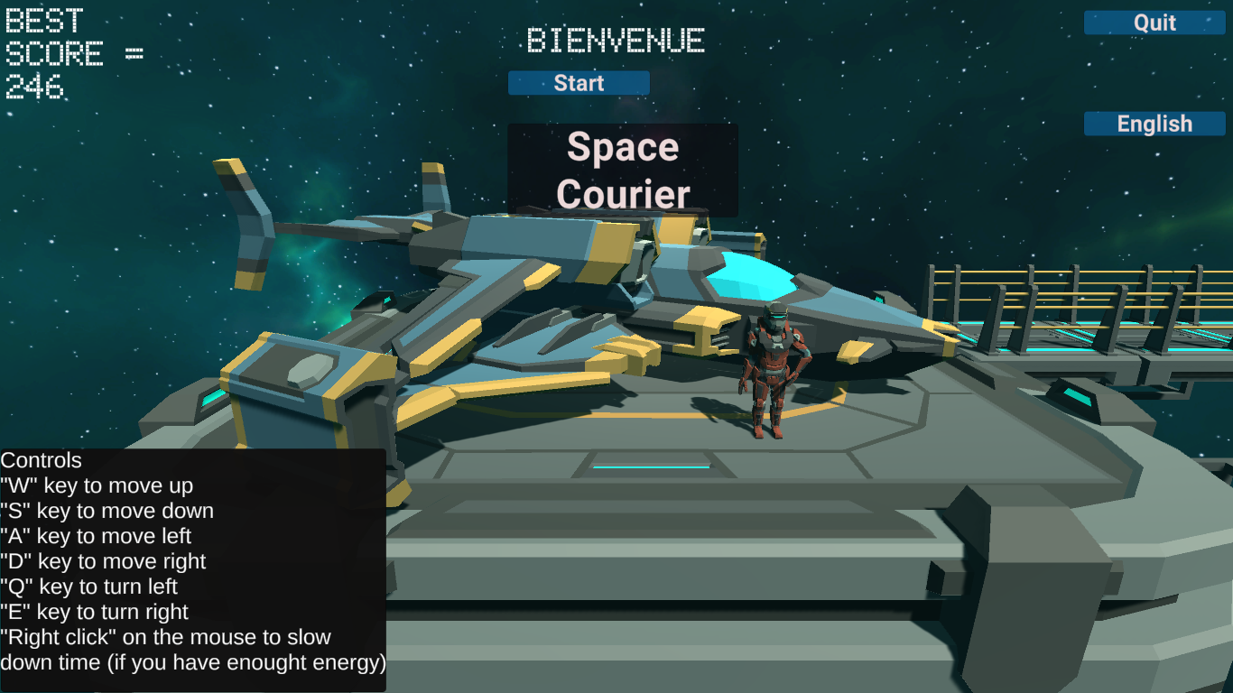 Space Courier by Jack Mordred