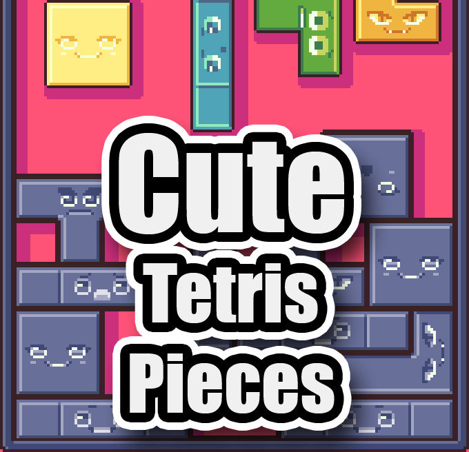Cute Tetris Pieces by SkullReaper