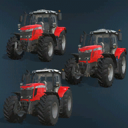 FS22 Massey Ferguson 6xxx And 7xxx Series by E55 Modding