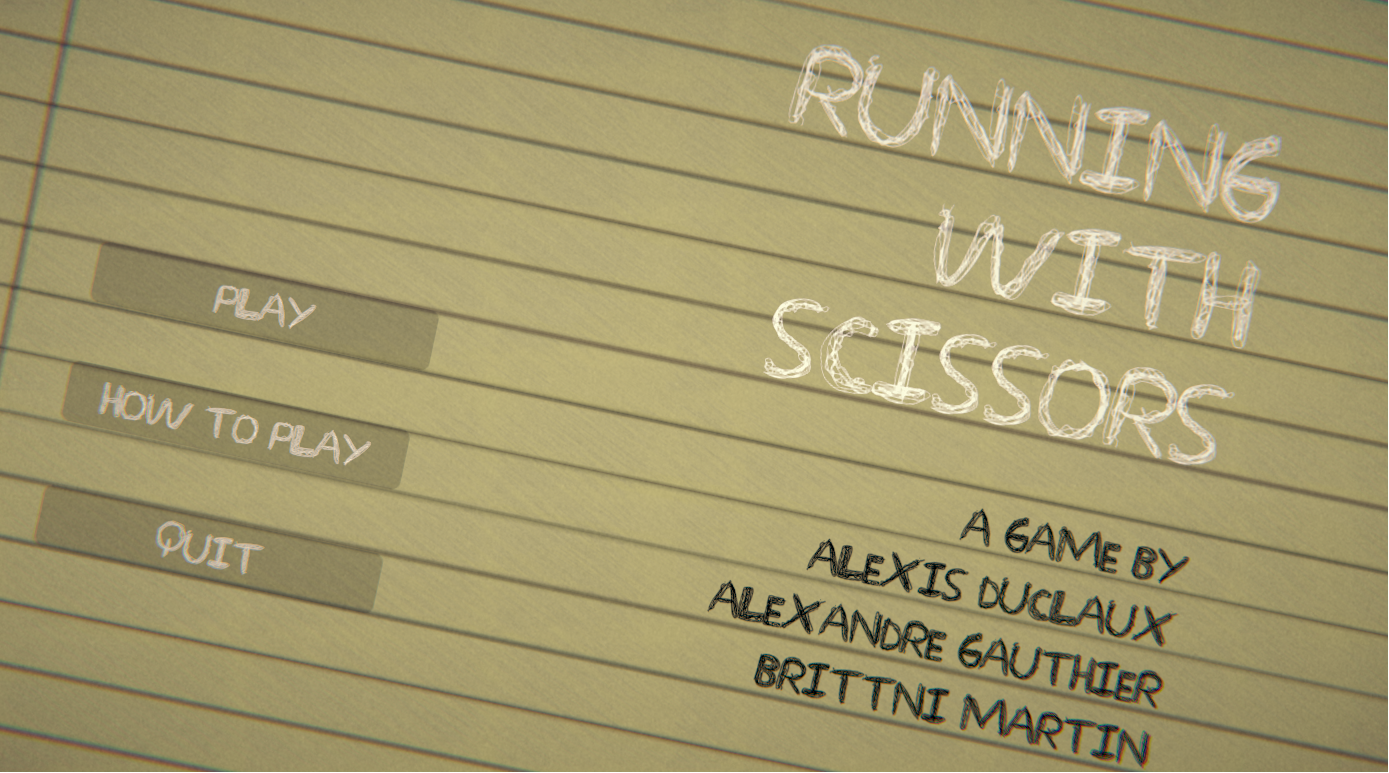 Running with Scissors by existentialtea, AlexisJustDuclaux, AlexGauthier