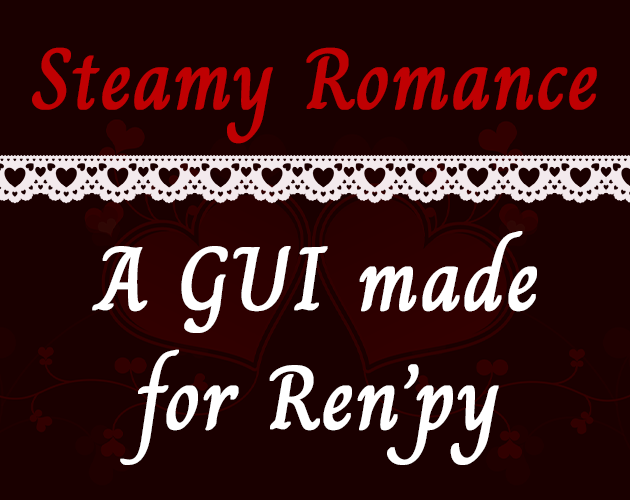 Steamy Romance Renpy Gui Design By Jaime Scribbles Games