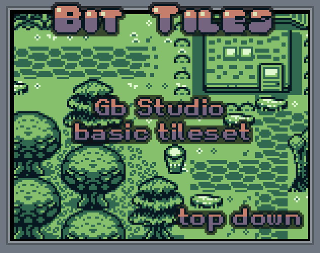 Basic Tiles for GBStudio/Game Boy by marceles 🌴