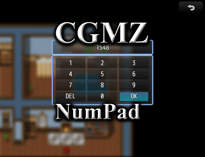 [CGMZ] NumPad for RPG Maker MZ by Casper Gaming
