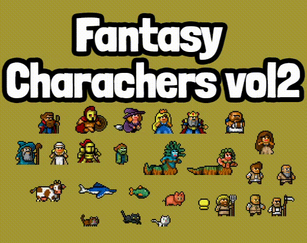 Asset - Graphics - Fantasy characters vol1 | GameMaker Community