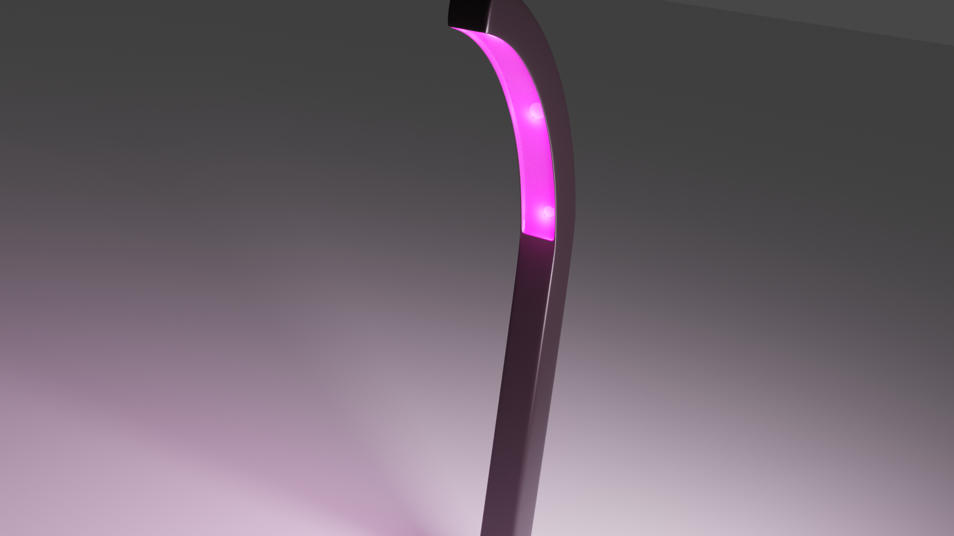 Weird neon lamp post by MyAimDead