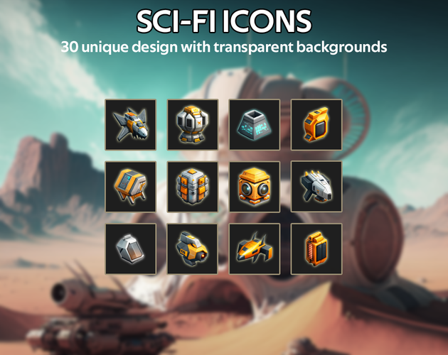 Sci-Fi icons by pixellstudio