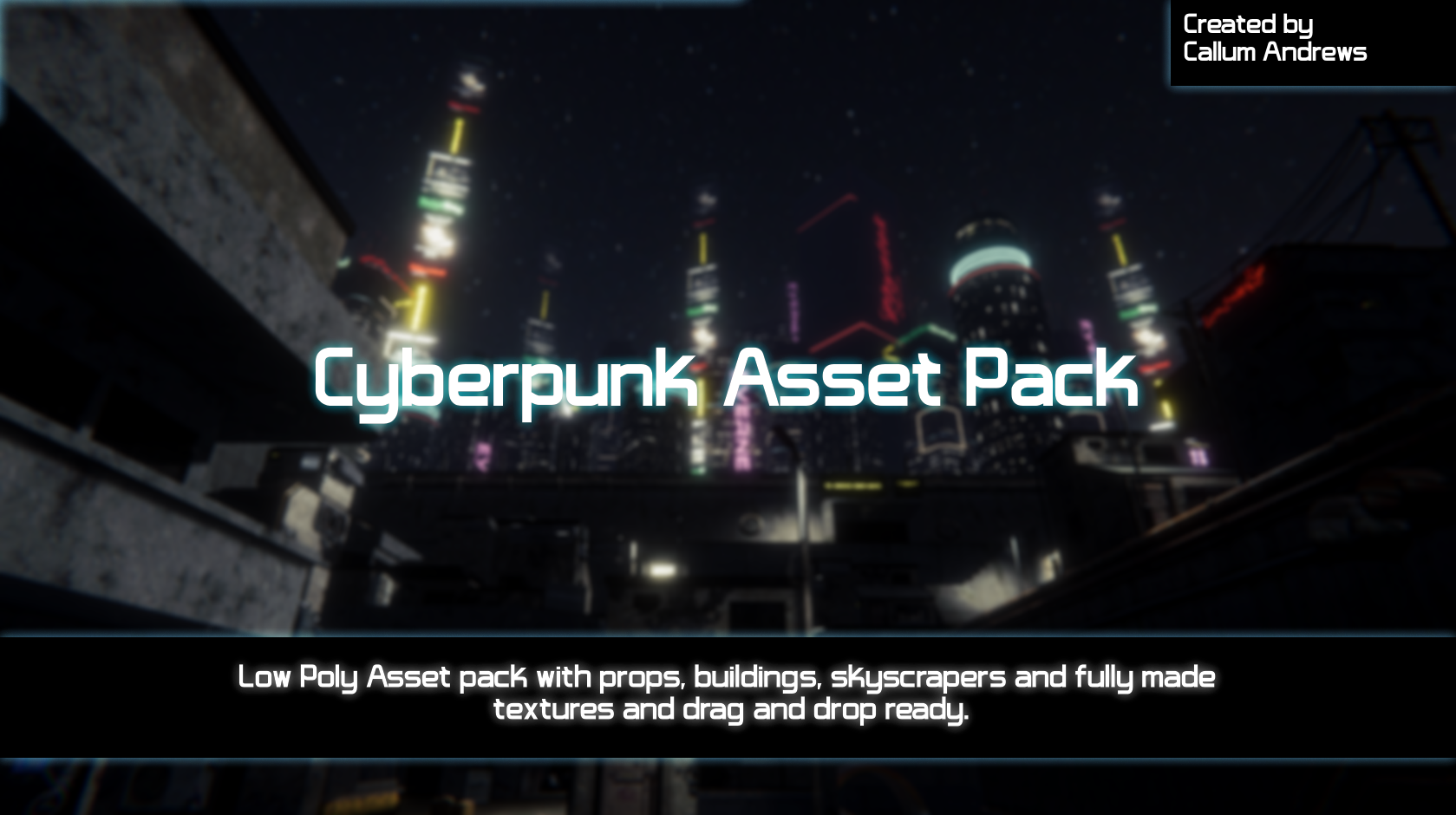 Contrasting Cyberpunk Asset Pack by Callum Andrews