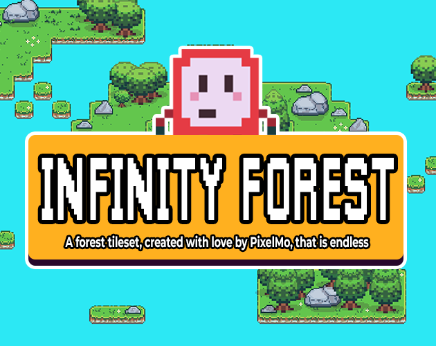 Infinity Forest Tile Set (TOP-DOWN) by PixelMo