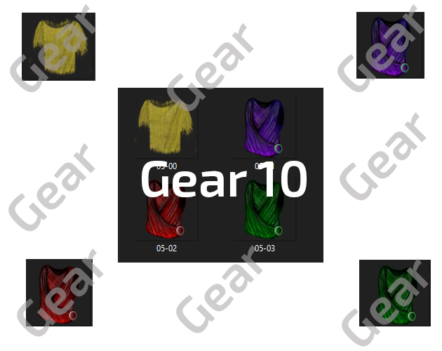 Gear 10 RPG Inspired Chest/Body Pieces 128 x 128 by Royal_Squat