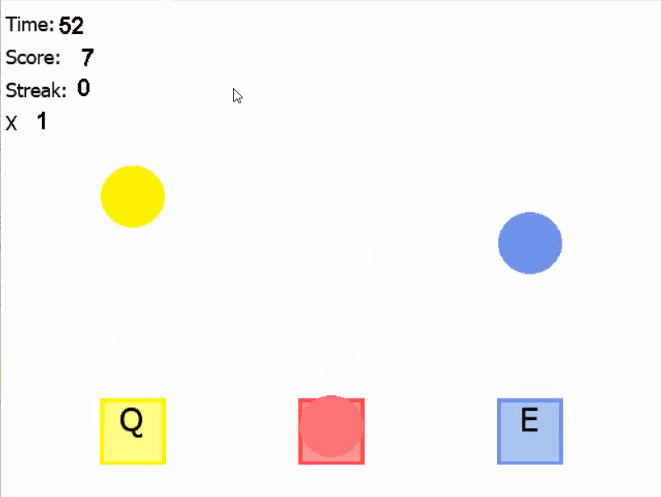 Three Button Rhythm Game by 605nina