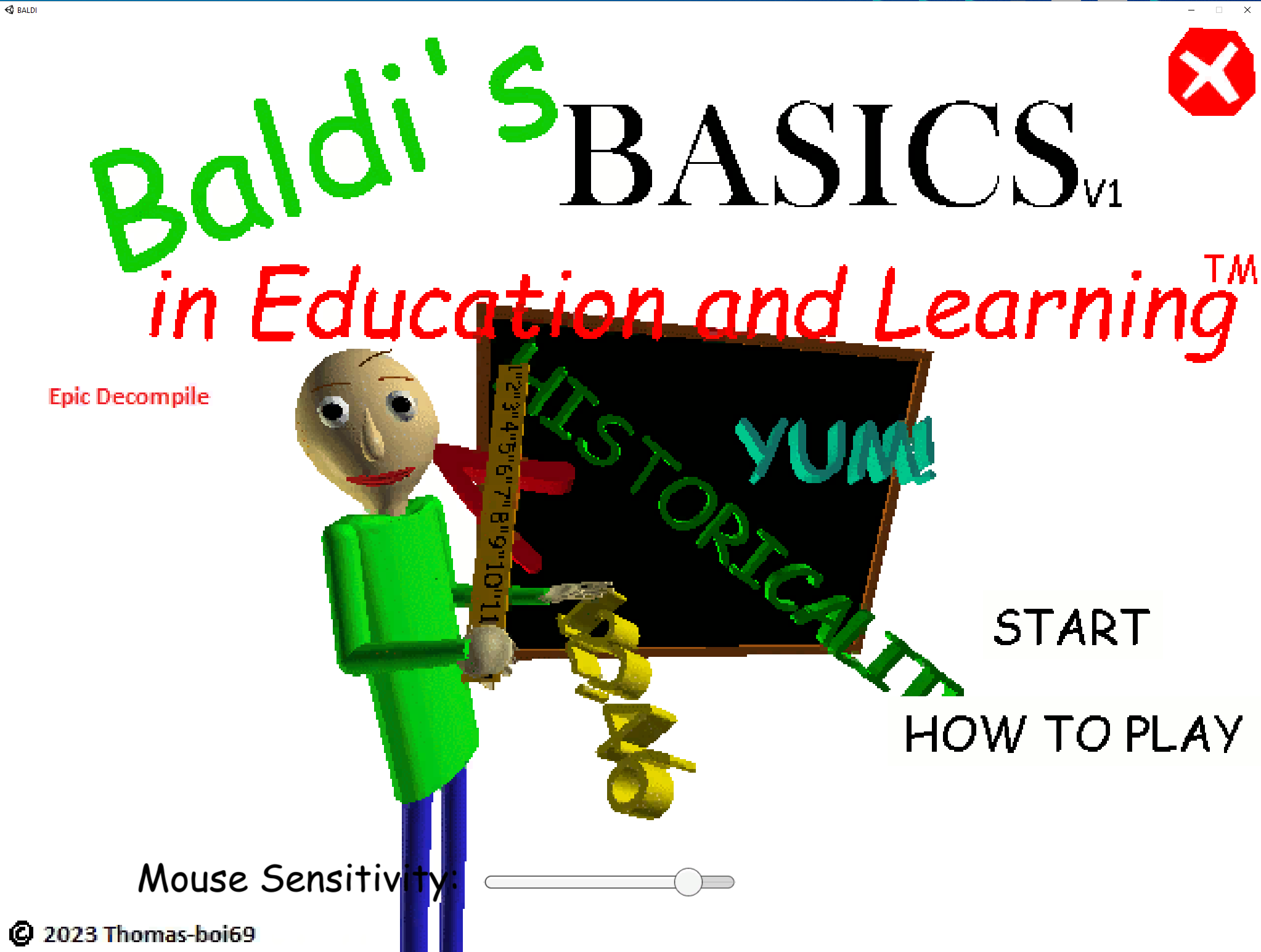 Baldi's Basics Epic Decompile by Thomas-boi69