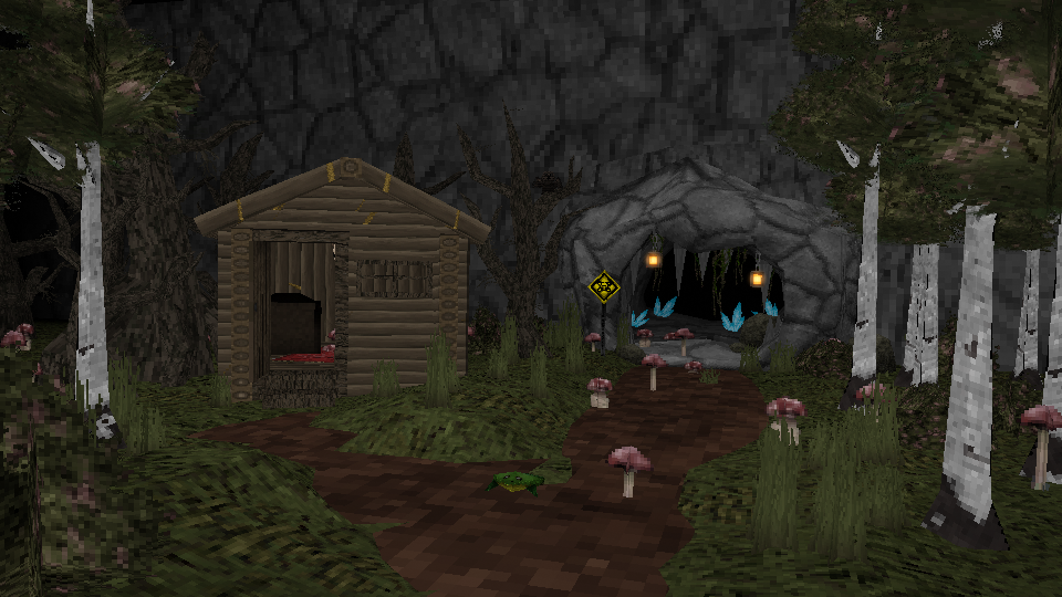 PSX Forest Asset Pack || PS1 Lowpoly Assets by Aberrant Curse