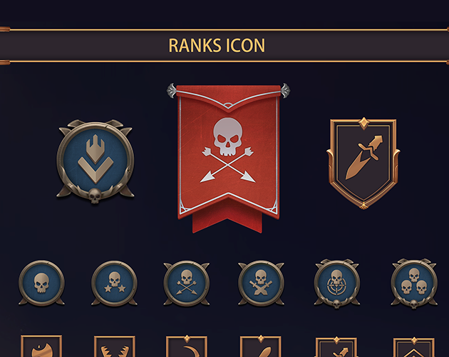 Rank Icons by ChessStudio