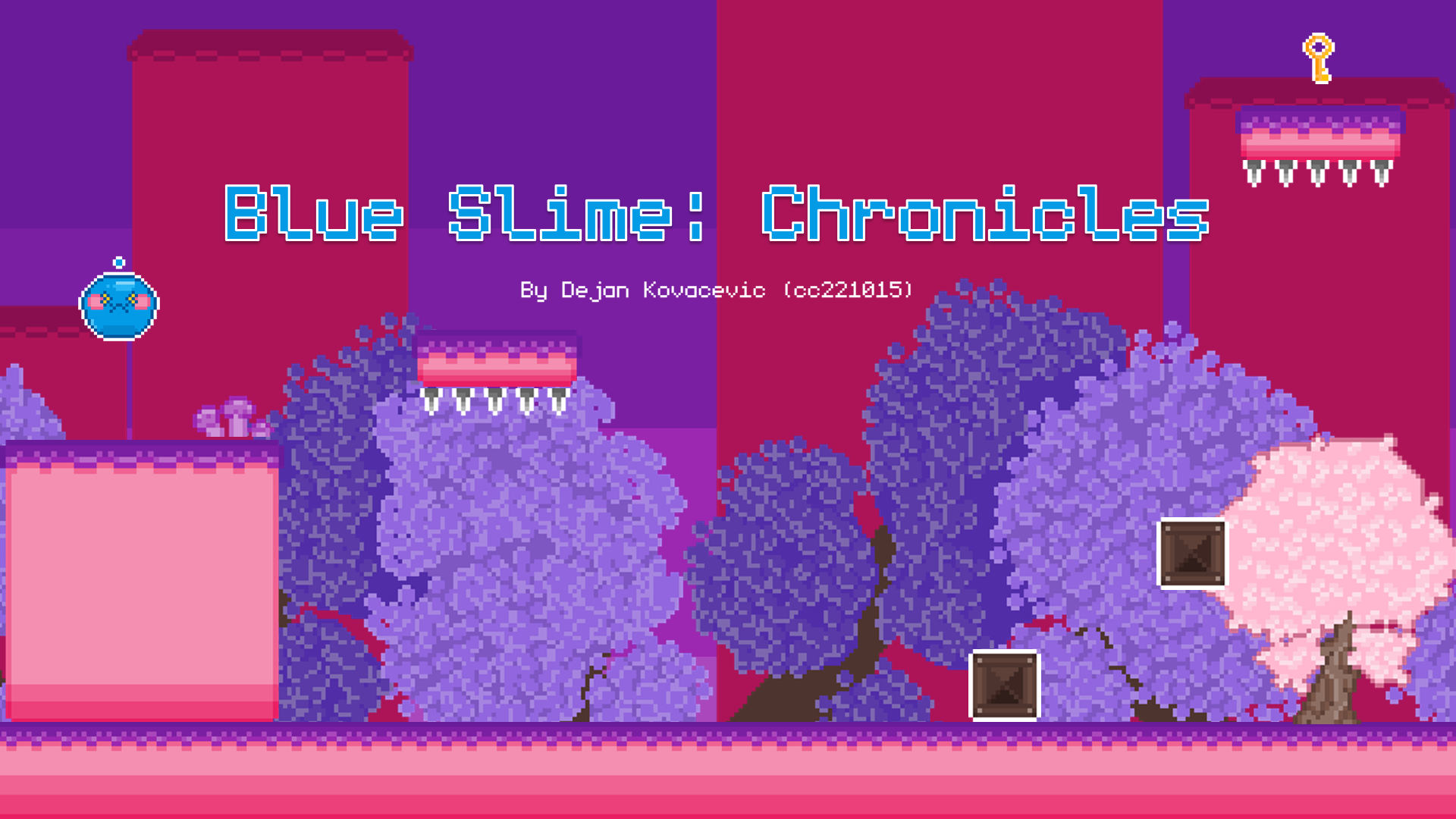 Blue Slime: Chronicles by dekisenpaitm || PixelArt || Gamedev
