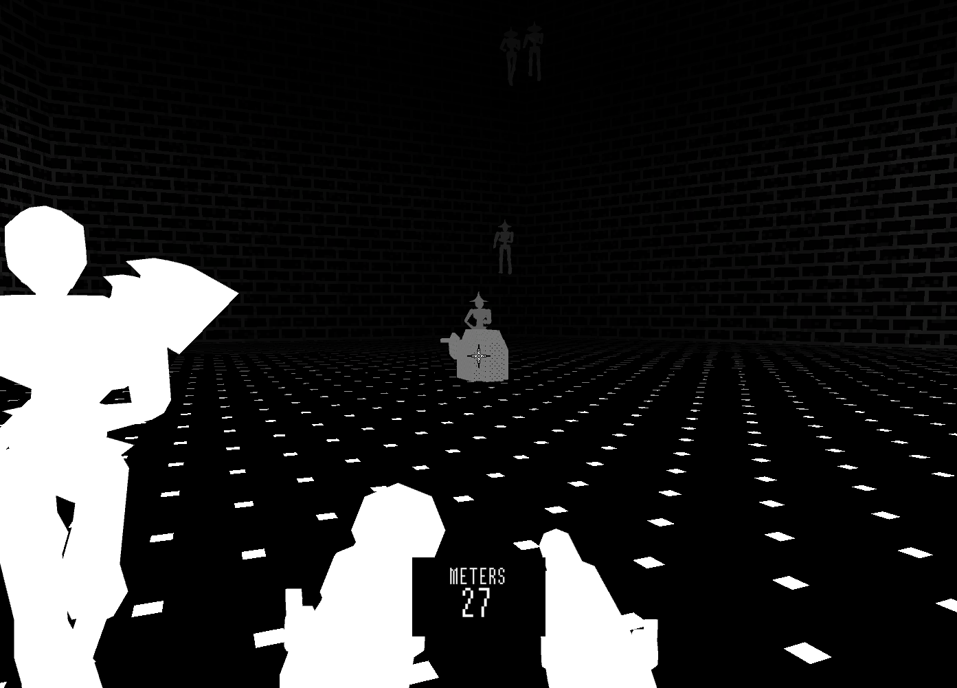 Shadows below(Black and white jam #11) by trashmeister