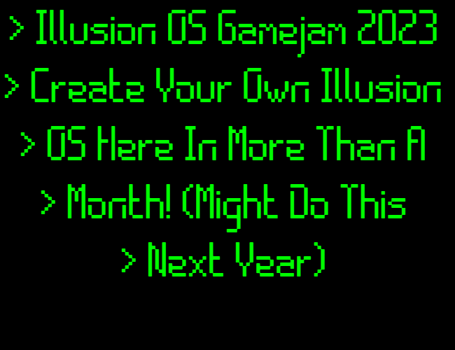 OS Illusion Game Jam 2023 - itch.io