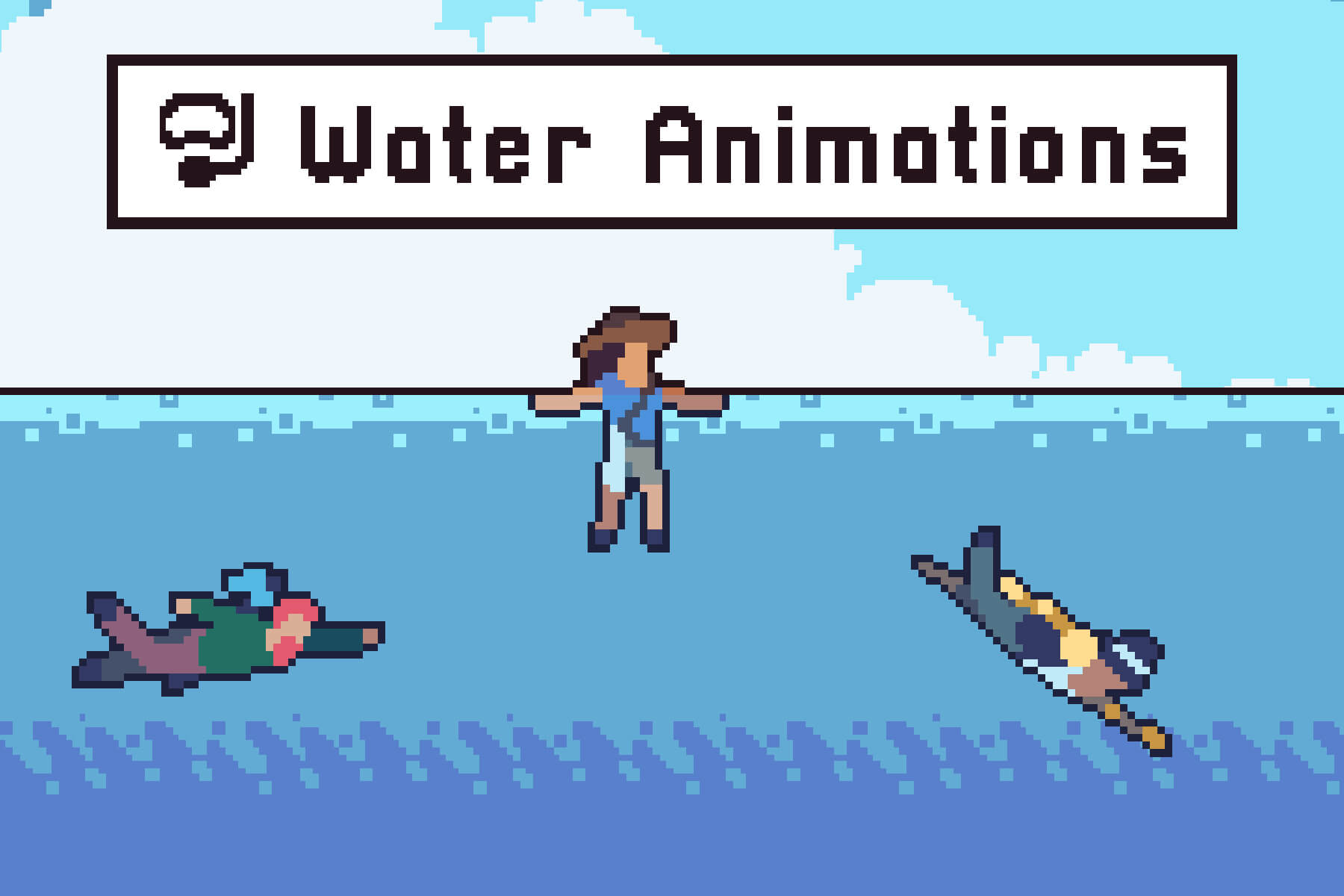 Free Swimming Characters Animation by Free Game Assets (GUI, Sprite ...