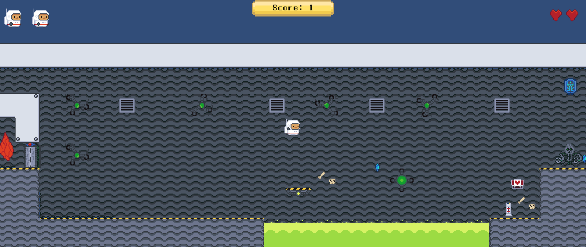 Astronaut's Escape | 2D Platformer by Adil_Feroze
