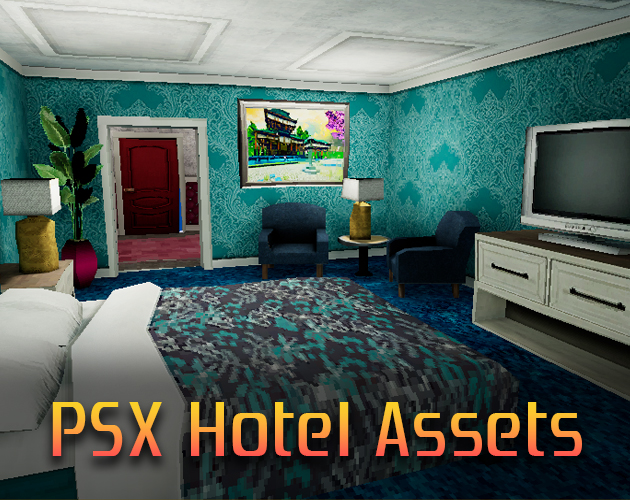 PSX Hotel Environment Asset Pack by Ink Ribbon