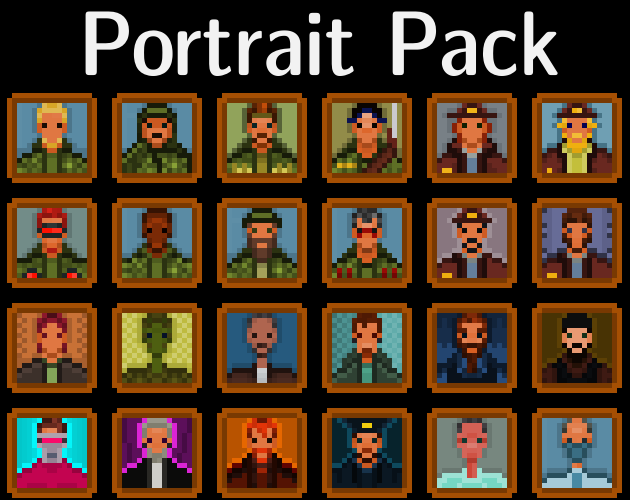 Pixel-Art Portrait Pack by Loregret