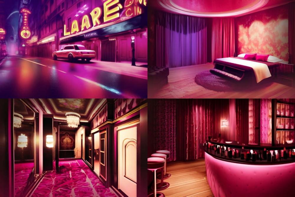 Love Hotel Pack: 10 Visual Novel Backgrounds by Rachel Chen